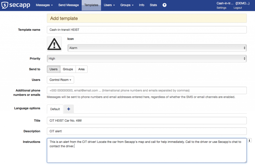 How to use Secapp: OneClick button - Secapp