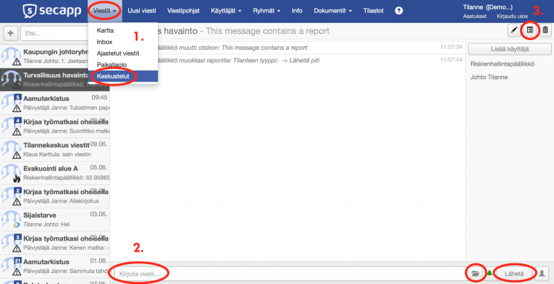 Näin käytät Secappia - Secapp