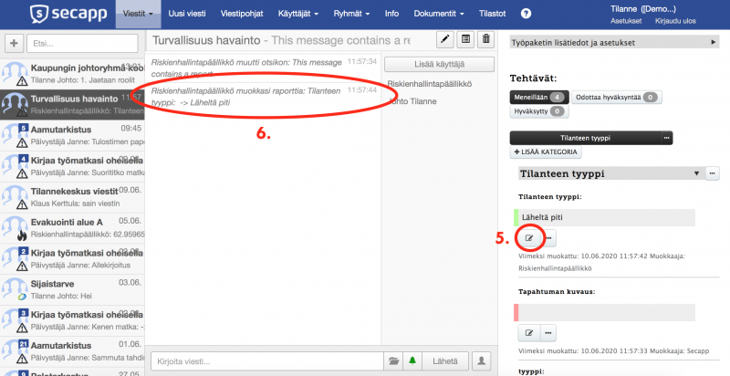 Näin käytät Secappia - Secapp