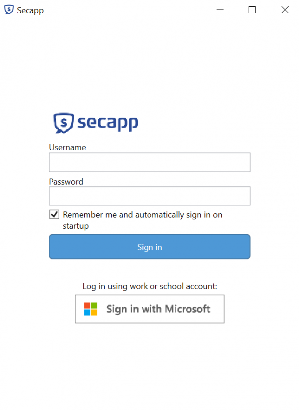 Näin Secapp toimii: Windows -työasemasovellus - Secapp