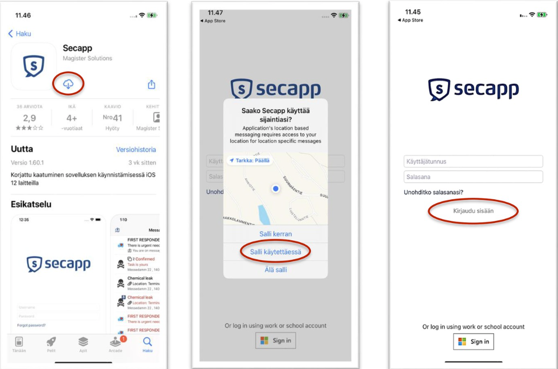 Installing and Setting Up the Secapp Application on iOS - Secapp